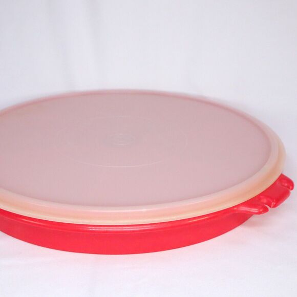 Tupperware | Kitchen | Tupperware Red Divided Relish Tray White With ...